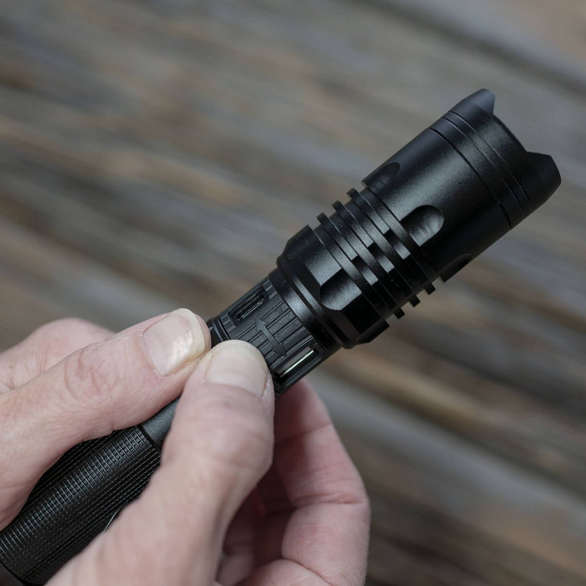 LitezAll 1000 Lumen Rechargeable Tactical Flashlight - LitezAll